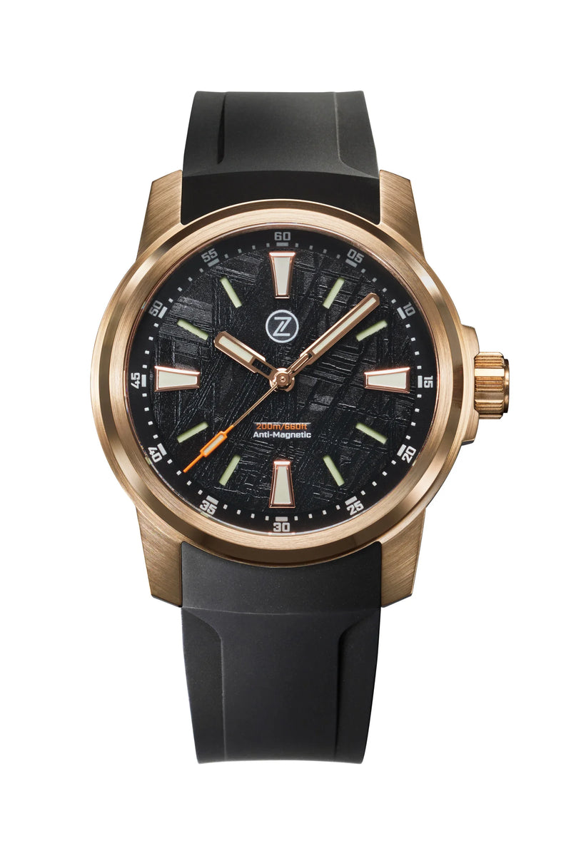 Zelos AURORA FIELD 38MM BR 'METEORITE' – Stitches and Buckles