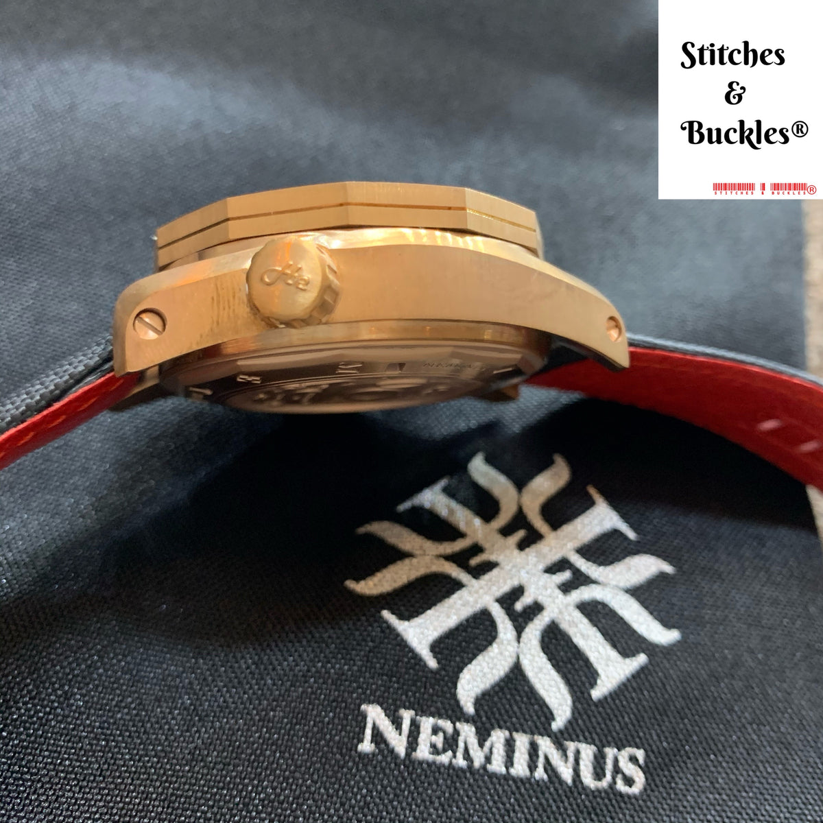Neminus Lab Master Diver 1000m Bronze NH35 – Stitches and Buckles